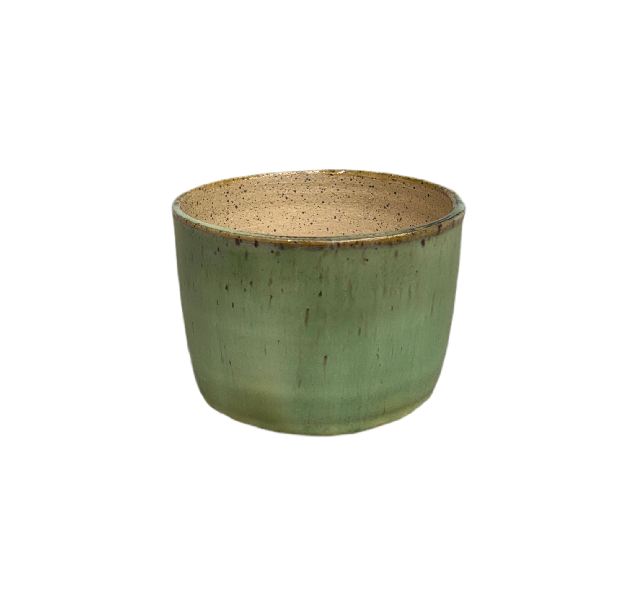 Green Hollow – Mini Ceramic Flower Pot – Keystone Pottery
