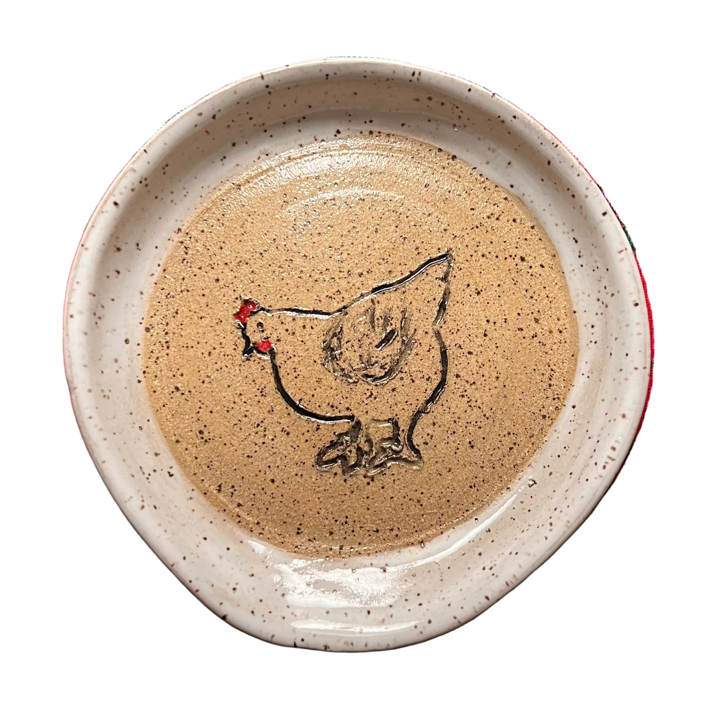 Chicken Spoon Rest — Handmade Ceramic, Farmhouse Kitchen Decor ...